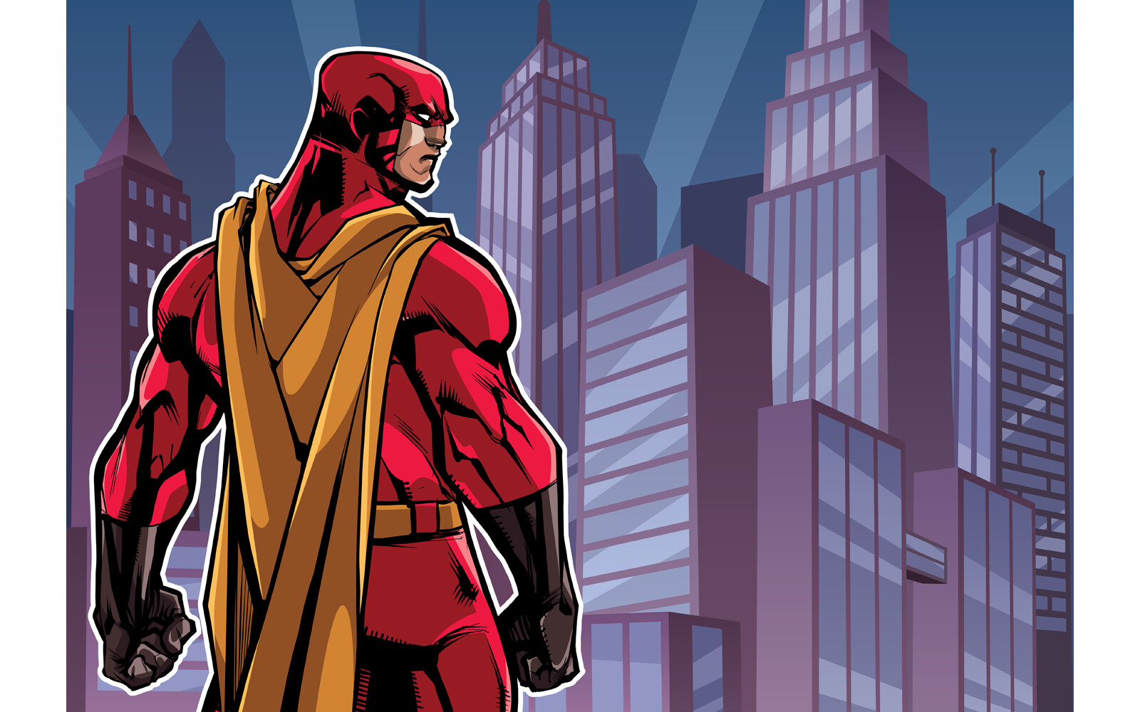 ArtStation - Superhero Back in City | Artworks
