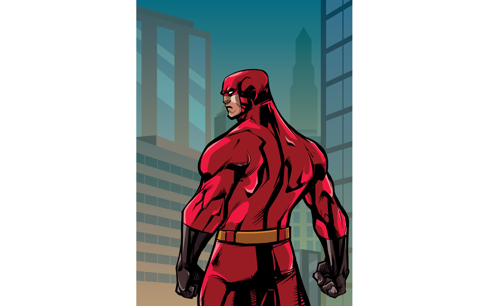 ArtStation - Superhero Back No Cape City | Artworks