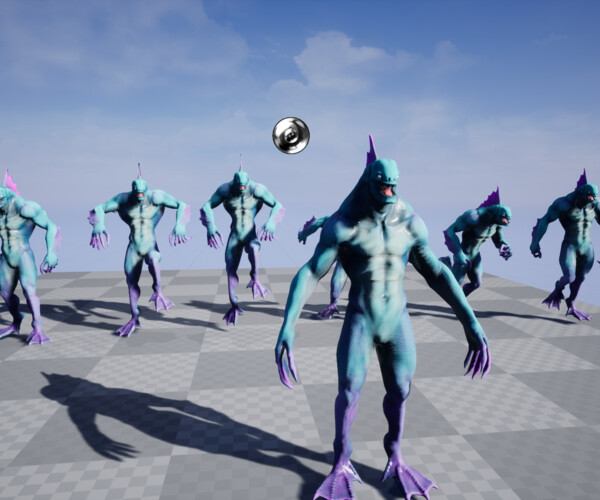 ArtStation - Fishman model (UE4-5) | Game Assets