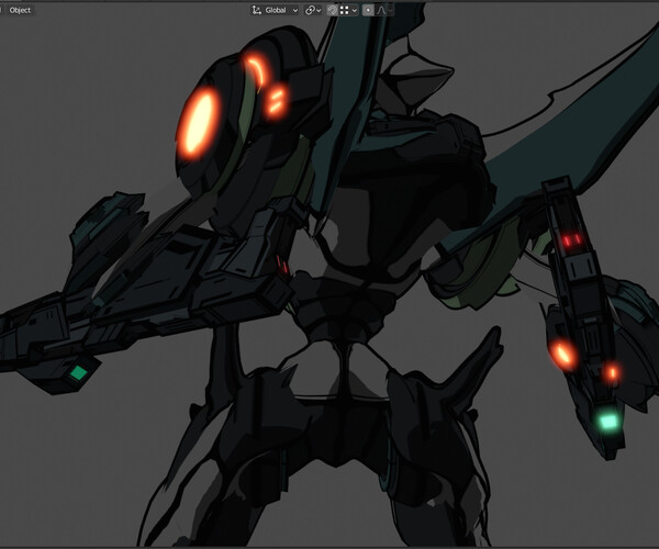 ArtStation - Anime Style: ASSAULT-RAIDER | Resources