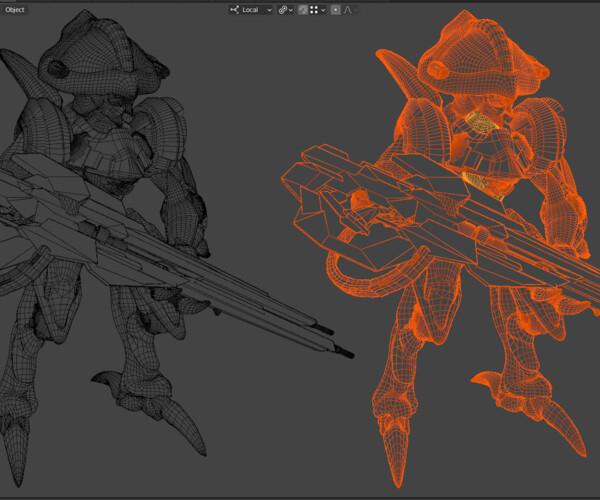 ArtStation - Anime Style: Alien-SNIPER | Resources