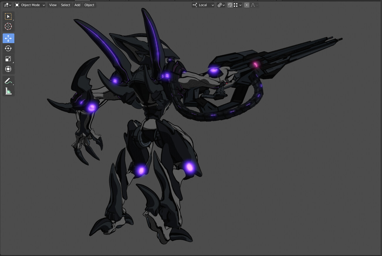 ArtStation - Anime Style: Alien-SNIPER | Resources