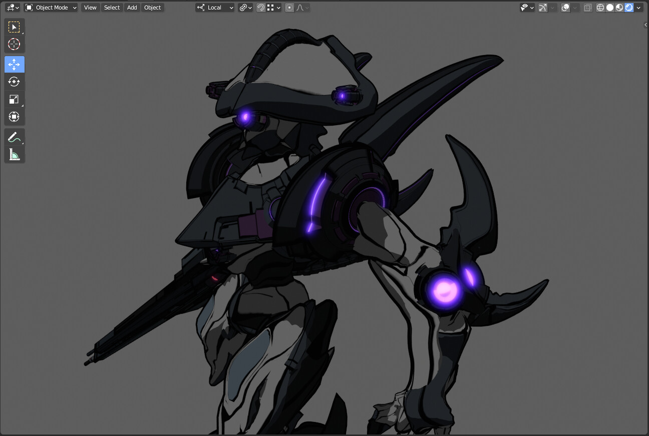 ArtStation - Anime Style: Alien-SNIPER | Resources