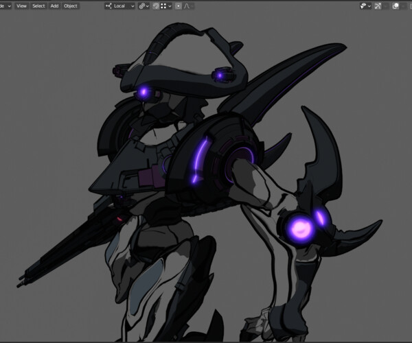 ArtStation - Anime Style: Alien-SNIPER | Resources