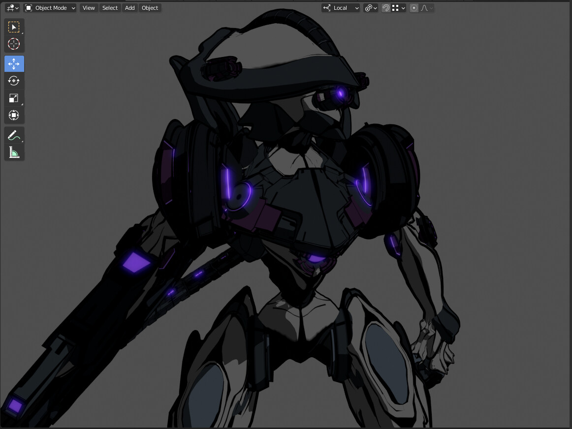 ArtStation - Anime Style: Alien-SNIPER | Resources