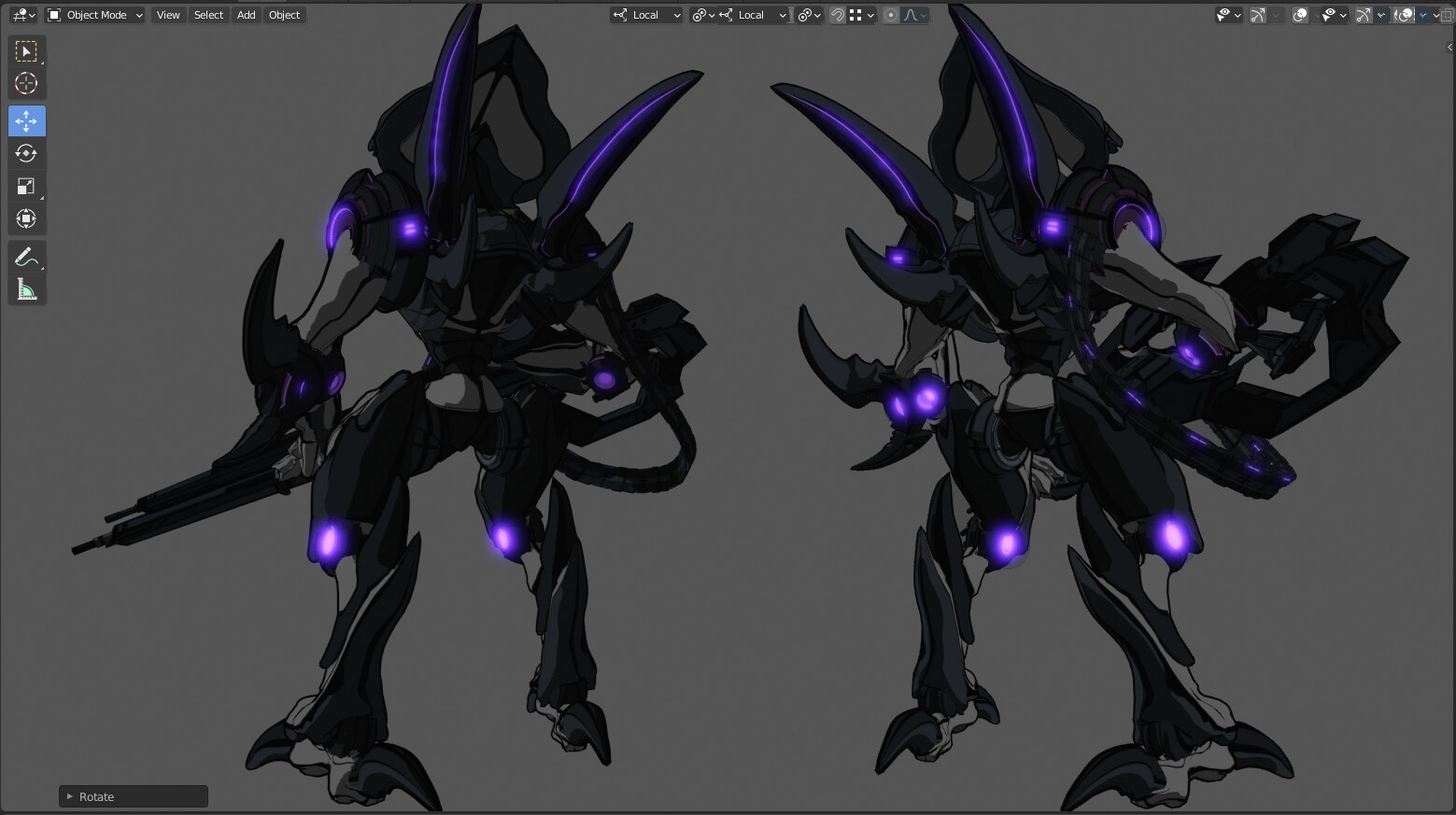 ArtStation - Anime Style: Alien-SNIPER | Resources