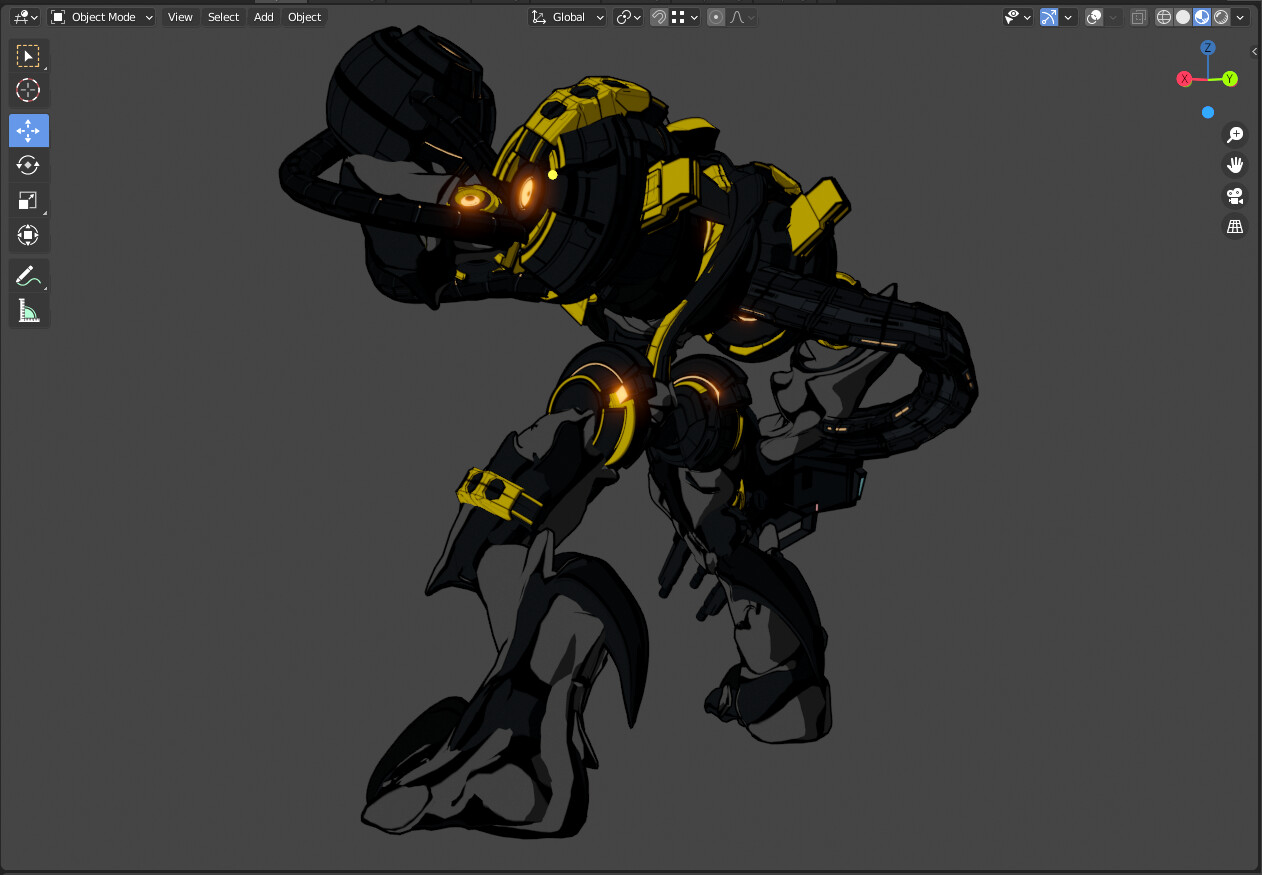 ArtStation - Anime-Style: Alien BRIGAIDER-GENERAL | Resources