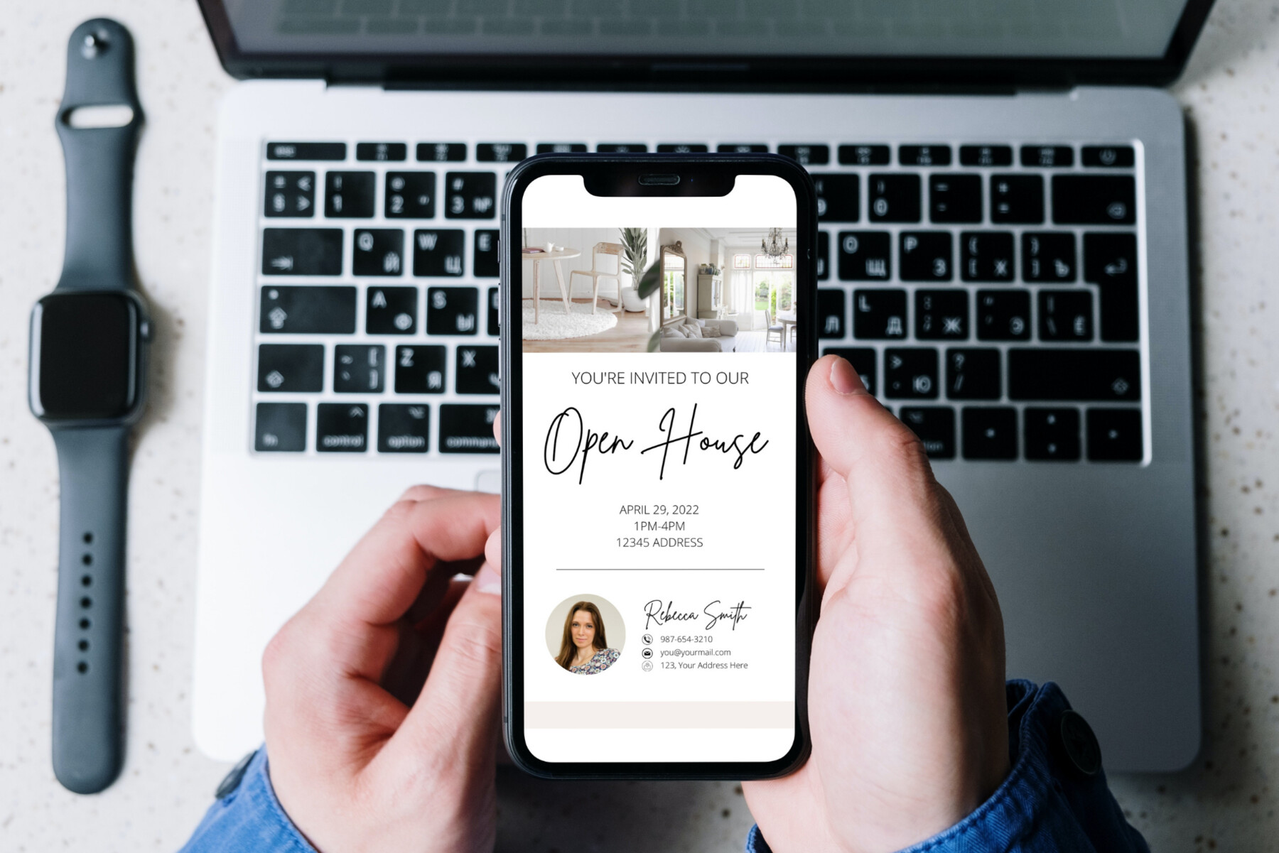 ArtStation - Textable Open House Invitation Template | Artworks