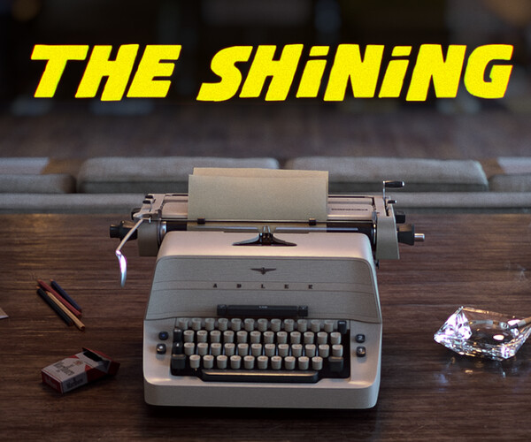 ArtStation - Typewriter from 'The Shining' | Game Assets