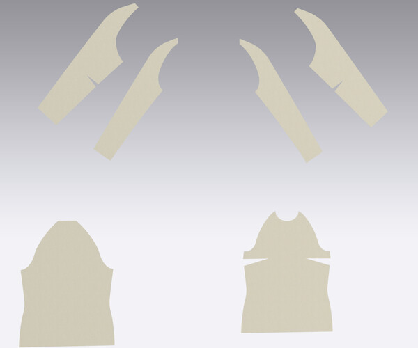 ArtStation - Raglan basic pattern female | Resources