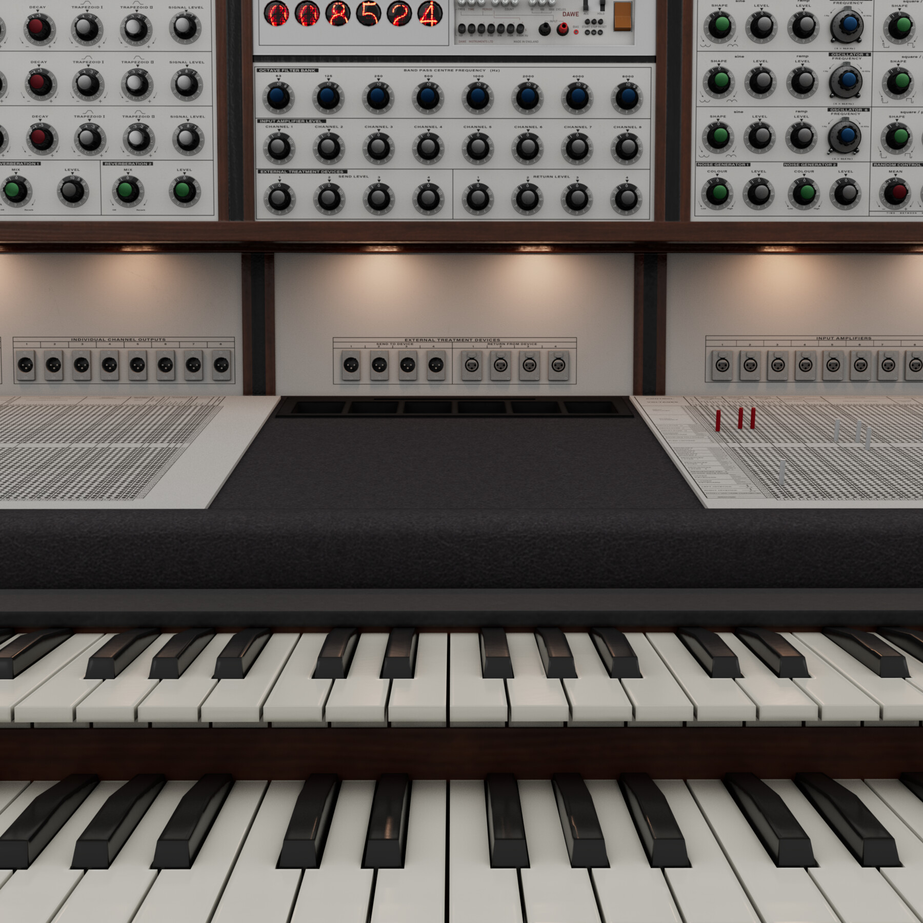 ArtStation - EMS Synthi 100 Modular Synthesiser | Game Assets