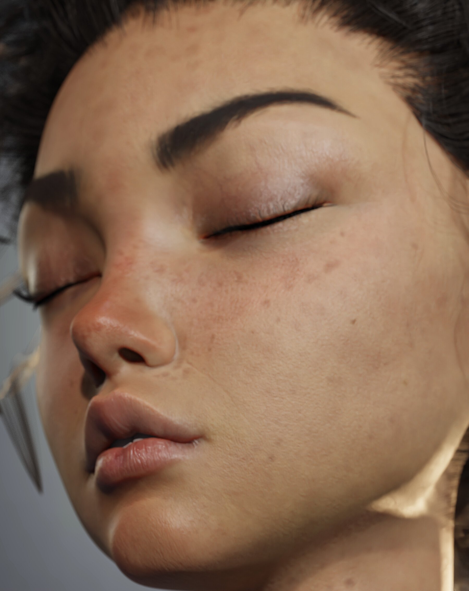 ArtStation - Blender - Semi-realistic potrait - 3D model (*blend format ...