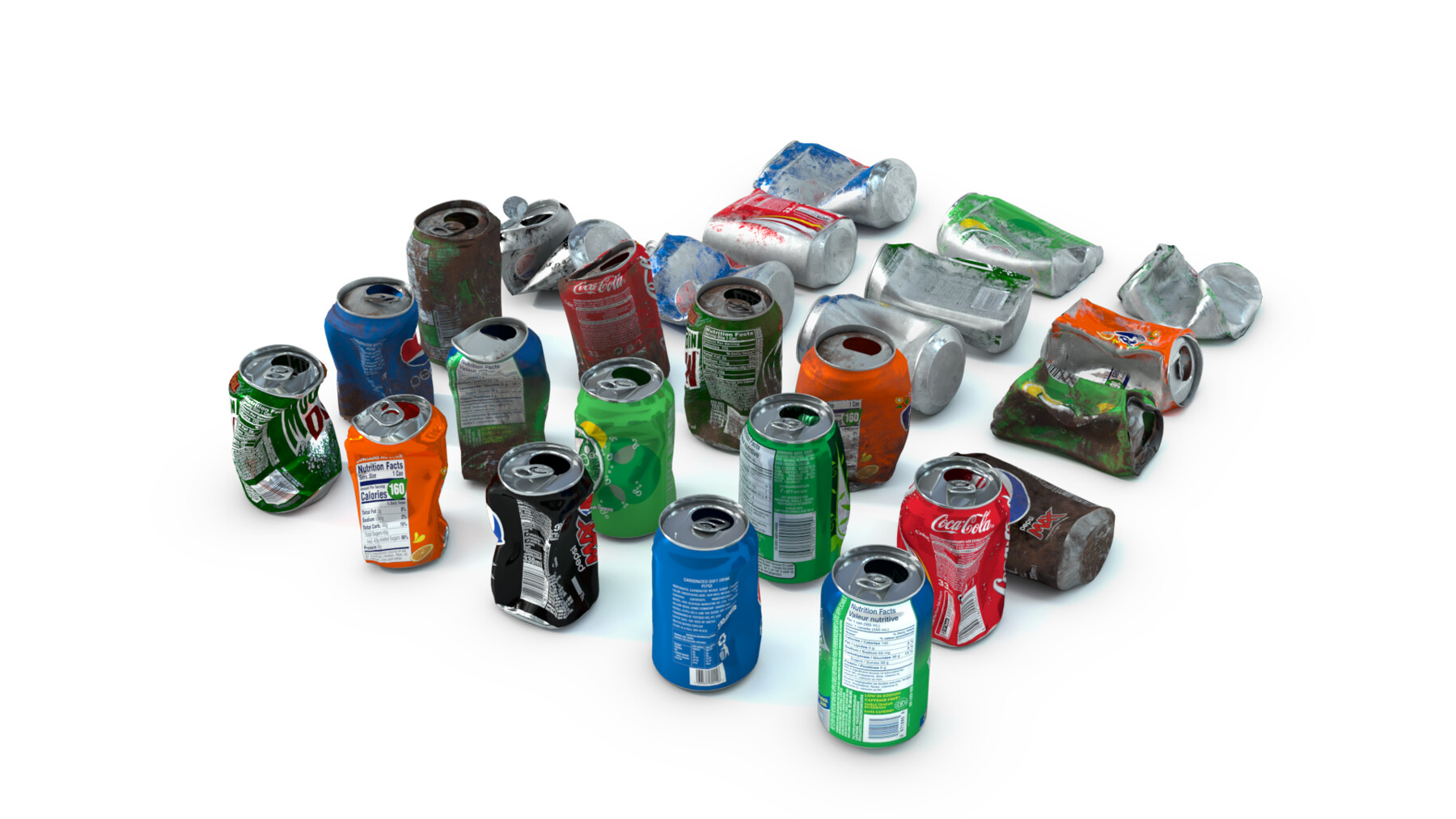 ArtStation - Crumpled Soda Can | Game Assets