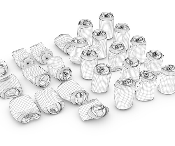 ArtStation - Crumpled Soda Can | Game Assets