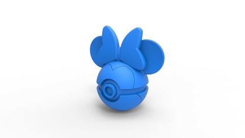 ArtStation - 3D printable Minnie Mouse orb | Resources