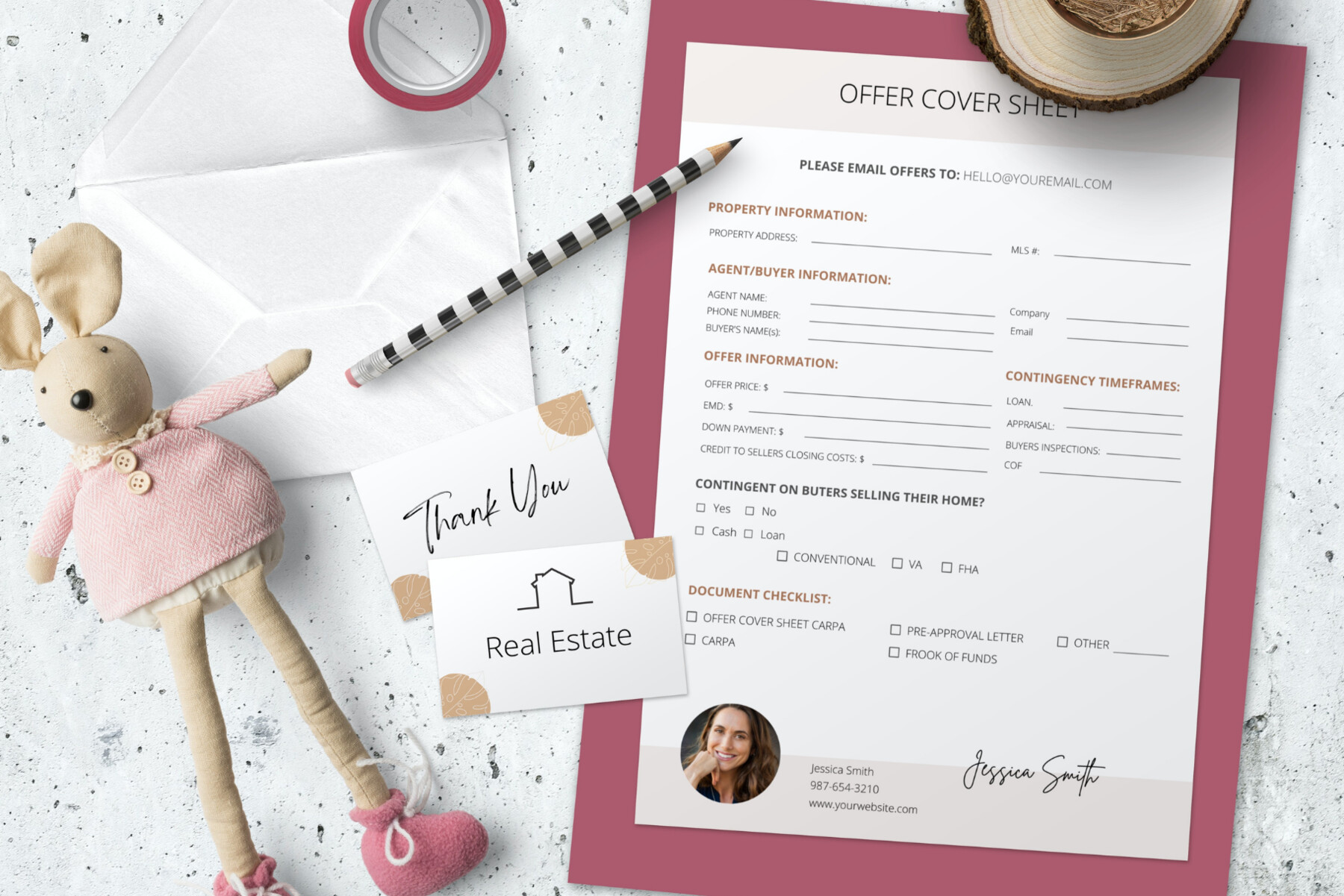 ArtStation - Offer Summary Sheet For Realtors Template | Artworks