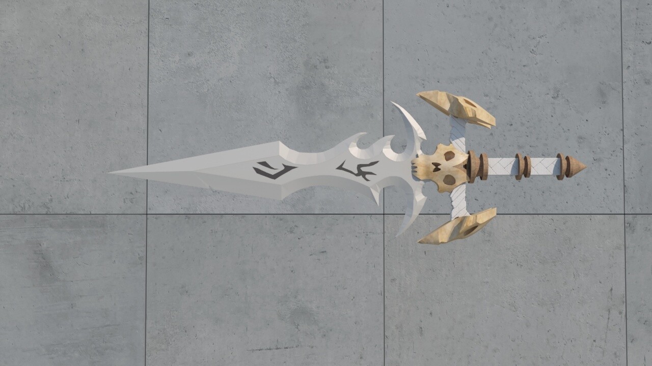 ArtStation - Skull Sword | Game Assets