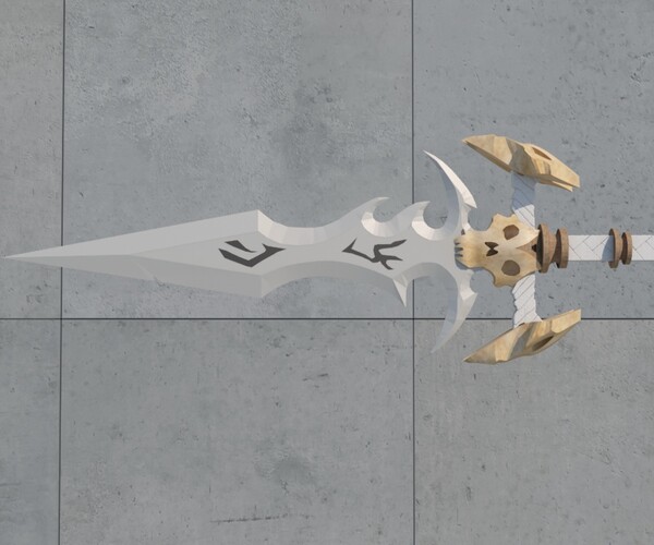 ArtStation - Skull Sword | Game Assets