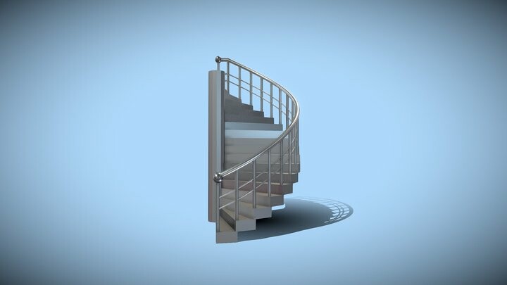 ArtStation - Half Round Stairs | Resources