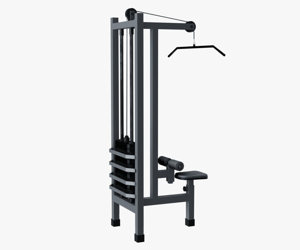 ArtStation - Lat Pulldown Machine | Resources