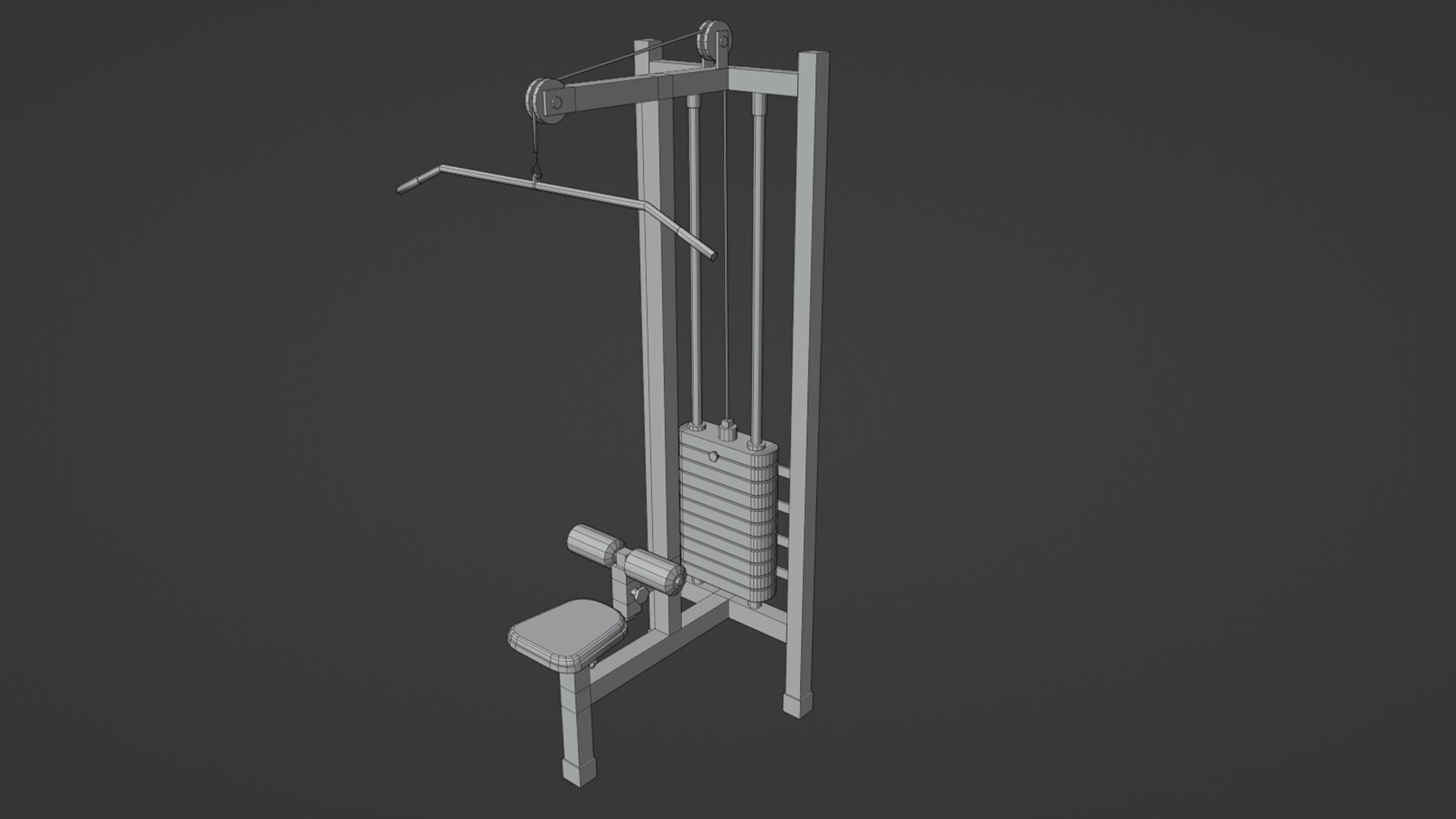 ArtStation - Lat Pulldown Machine | Resources