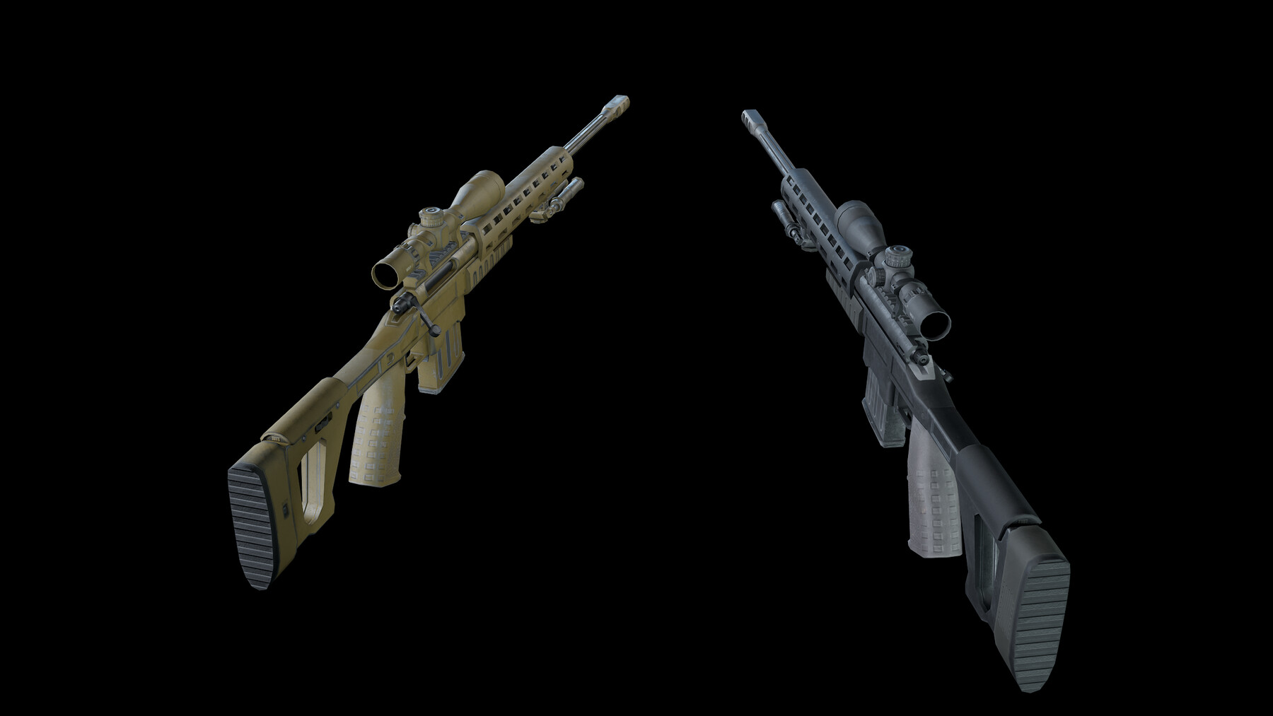 ArtStation - Sniper Rifle | Game Assets