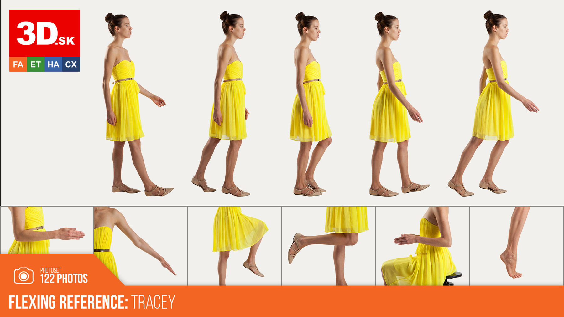 ArtStation - Flexing Female Reference | Tracey | Resources