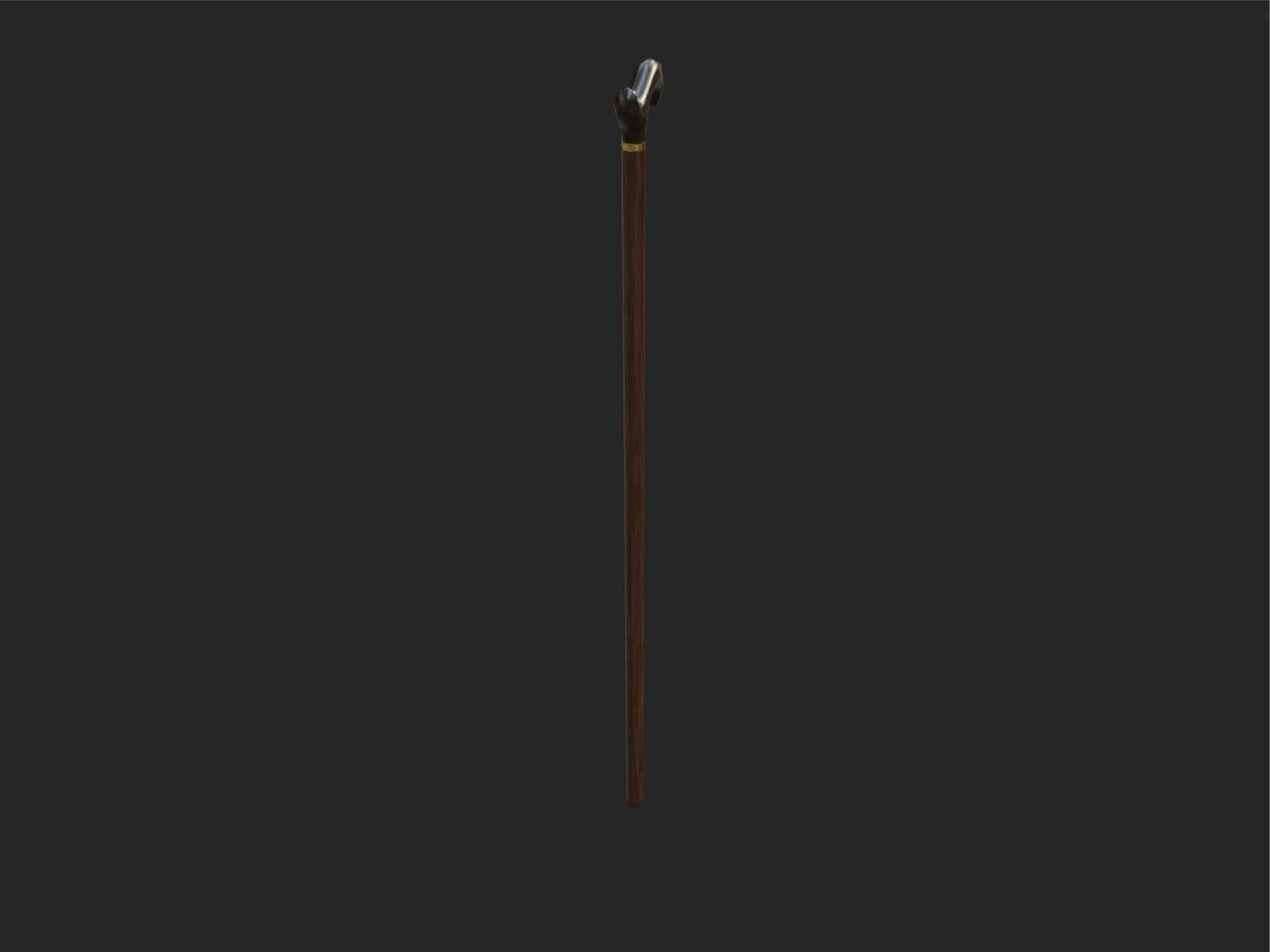 ArtStation - wood walking stick | Game Assets
