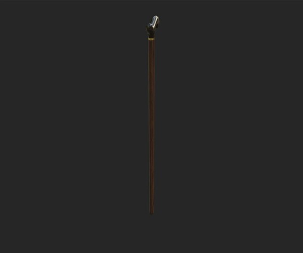ArtStation - wood walking stick | Game Assets