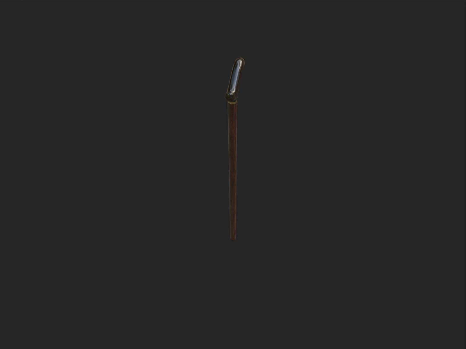 ArtStation - wood walking stick | Game Assets