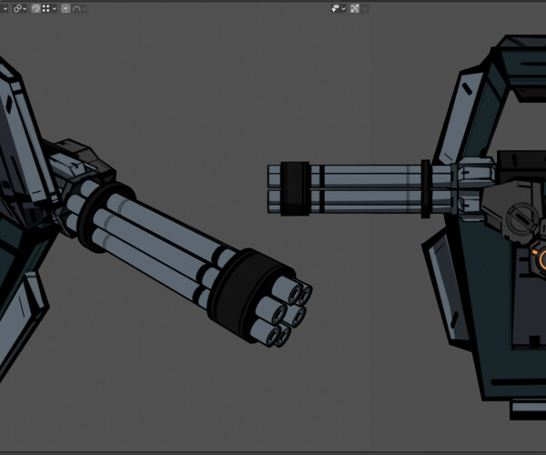 ArtStation - Anime-Style: SCI-FI Shoulder-WEAPONS (Pack) | Resources