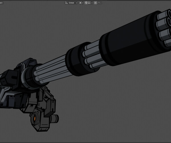 ArtStation - Anime-Style: SCI-FI Shoulder-WEAPONS (Pack) | Resources