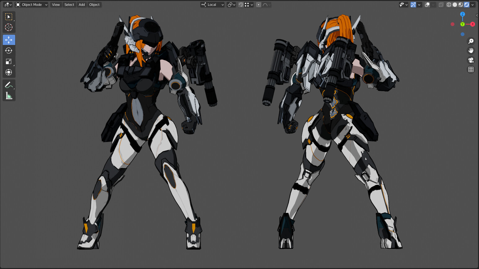 ArtStation - Anime-Style: SCI-FI Shoulder-WEAPONS (Pack) | Resources