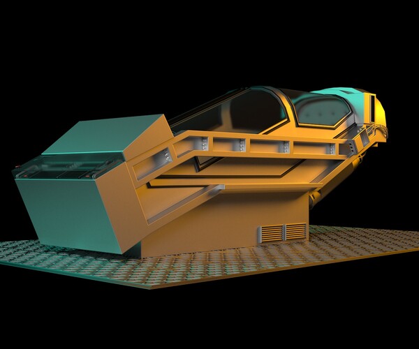 ArtStation - Hypersleep Chamber Alien | Resources