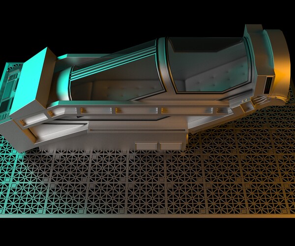 ArtStation - Hypersleep Chamber Alien | Resources