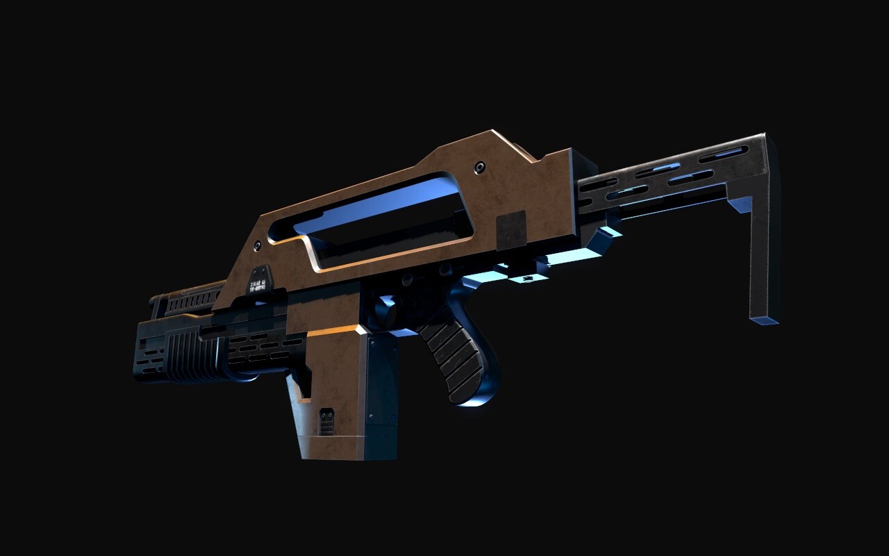 ArtStation - M41A Pulse Rifle Alien | Resources