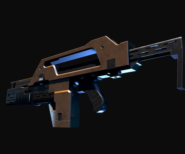 ArtStation - M41A Pulse Rifle Alien | Resources