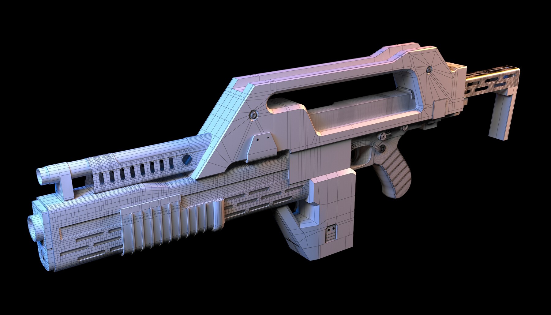 ArtStation - M41A Pulse Rifle Alien | Resources
