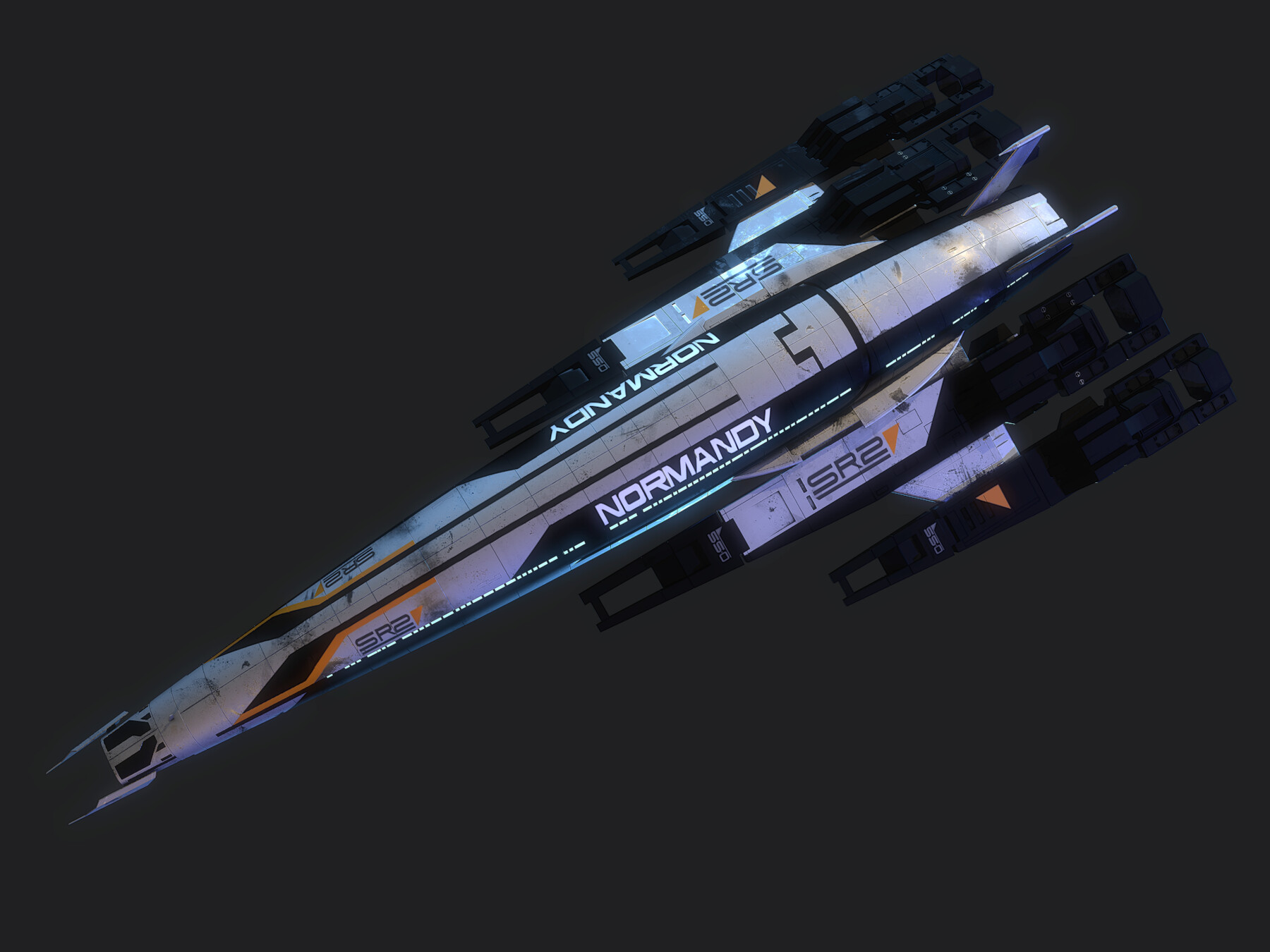 ArtStation - Normandy SR-2 Mass Effect | Resources