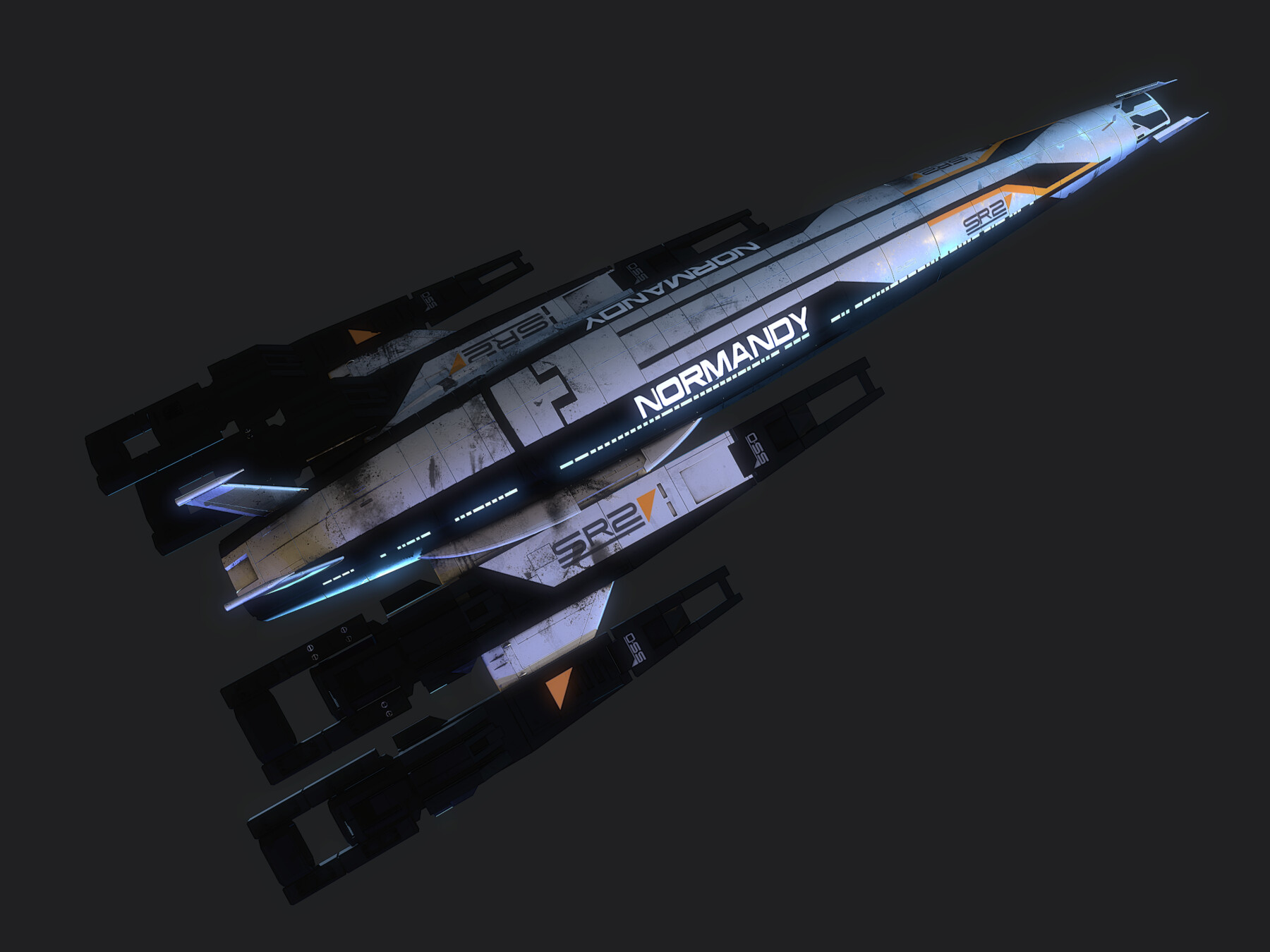 ArtStation - Normandy SR-2 Mass Effect | Resources