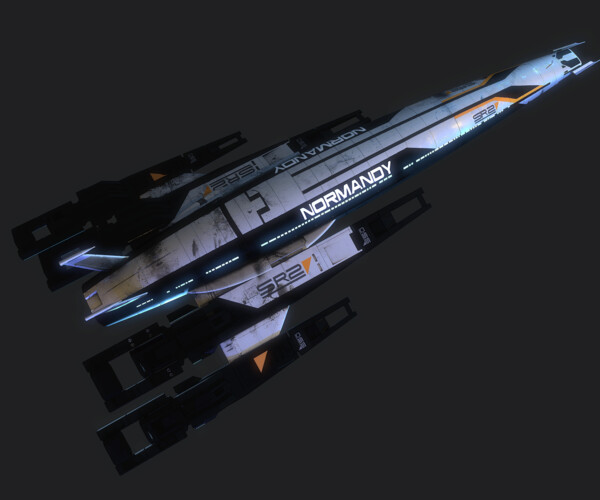ArtStation - Normandy SR-2 Mass Effect | Resources