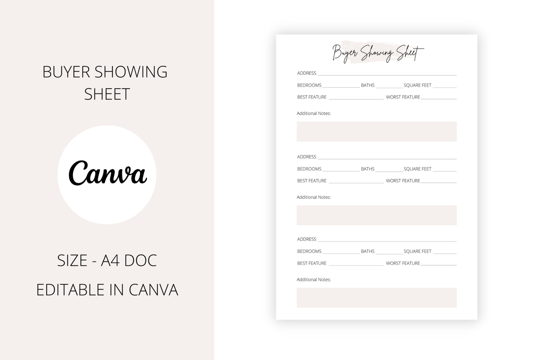 ArtStation - Buyer Showing Sheet Template | Artworks