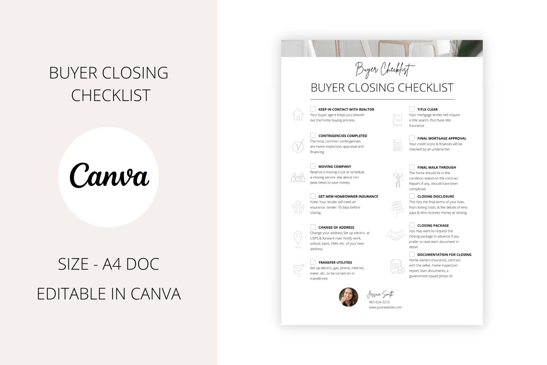 ArtStation - Buyer Closing Checklist Template | Artworks