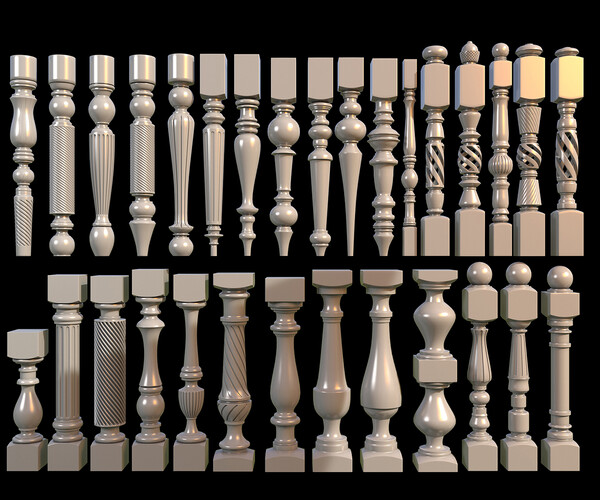 ArtStation - 30 Baluster | Resources