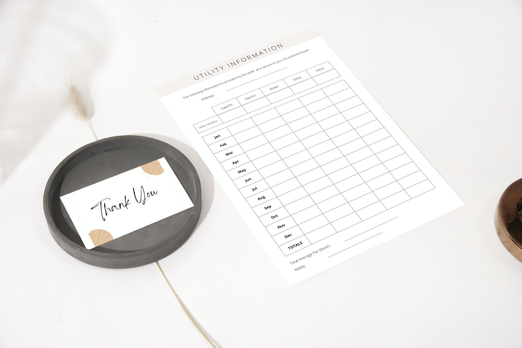 ArtStation - Utility Information Sheet Template | Artworks