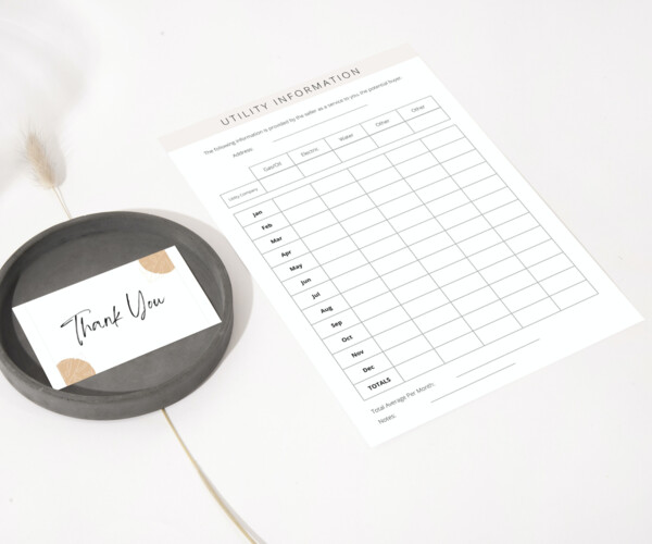 ArtStation - Utility Information Sheet Template | Artworks