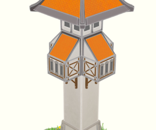 ArtStation - Tower / Watchtower on Island (LP) ( Stylized ) | Game Assets
