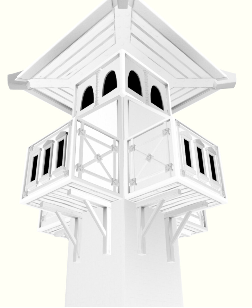 ArtStation - Tower / Watchtower on Island (LP) ( Stylized ) | Game Assets