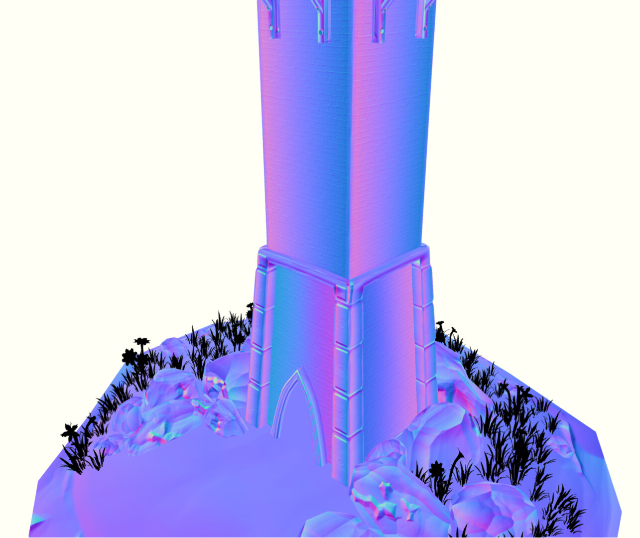 ArtStation - Tower / Watchtower on Island (LP) ( Stylized ) | Game Assets