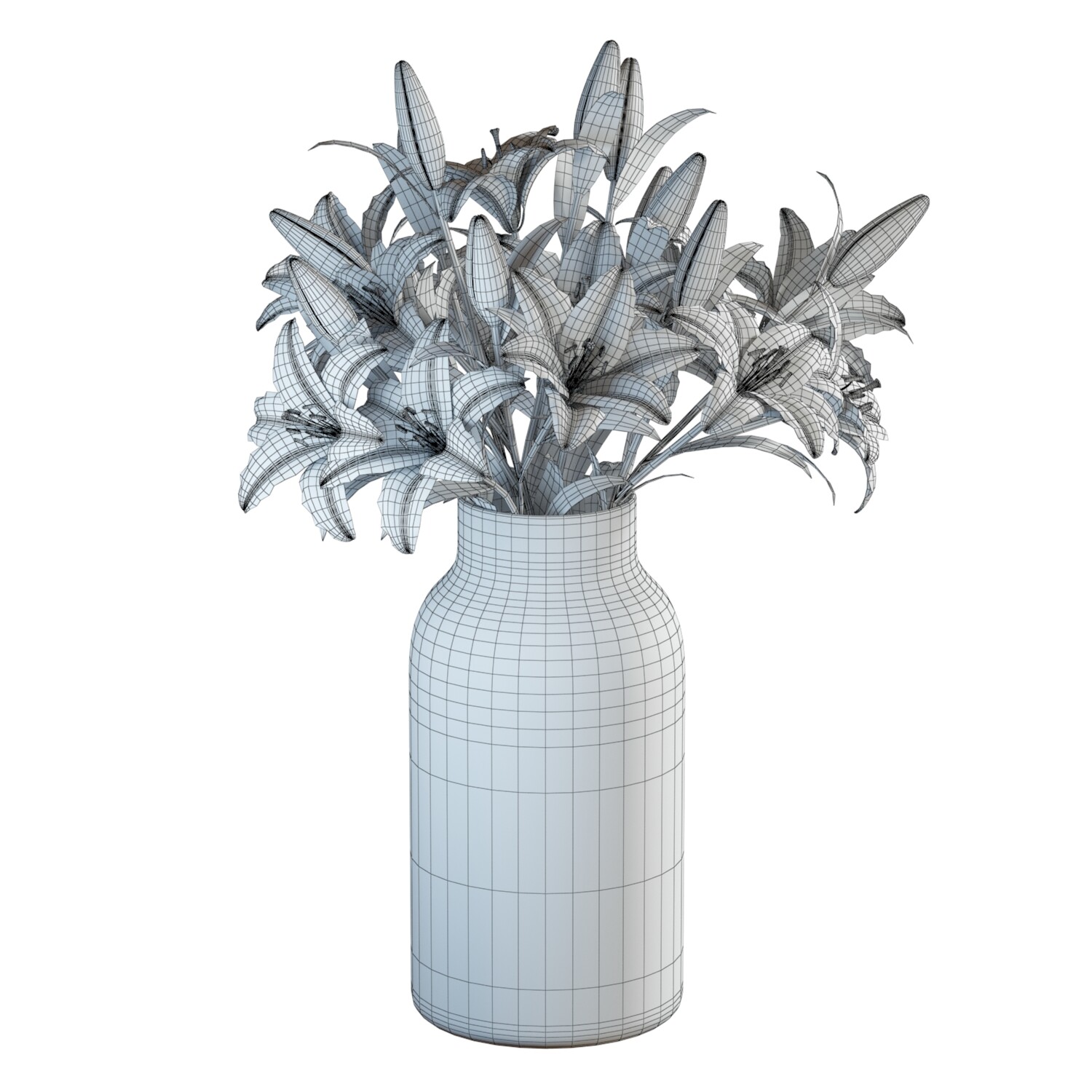 ArtStation - 3D Model / Flower Set 11 / Yellow Lilies Bouquet | Resources